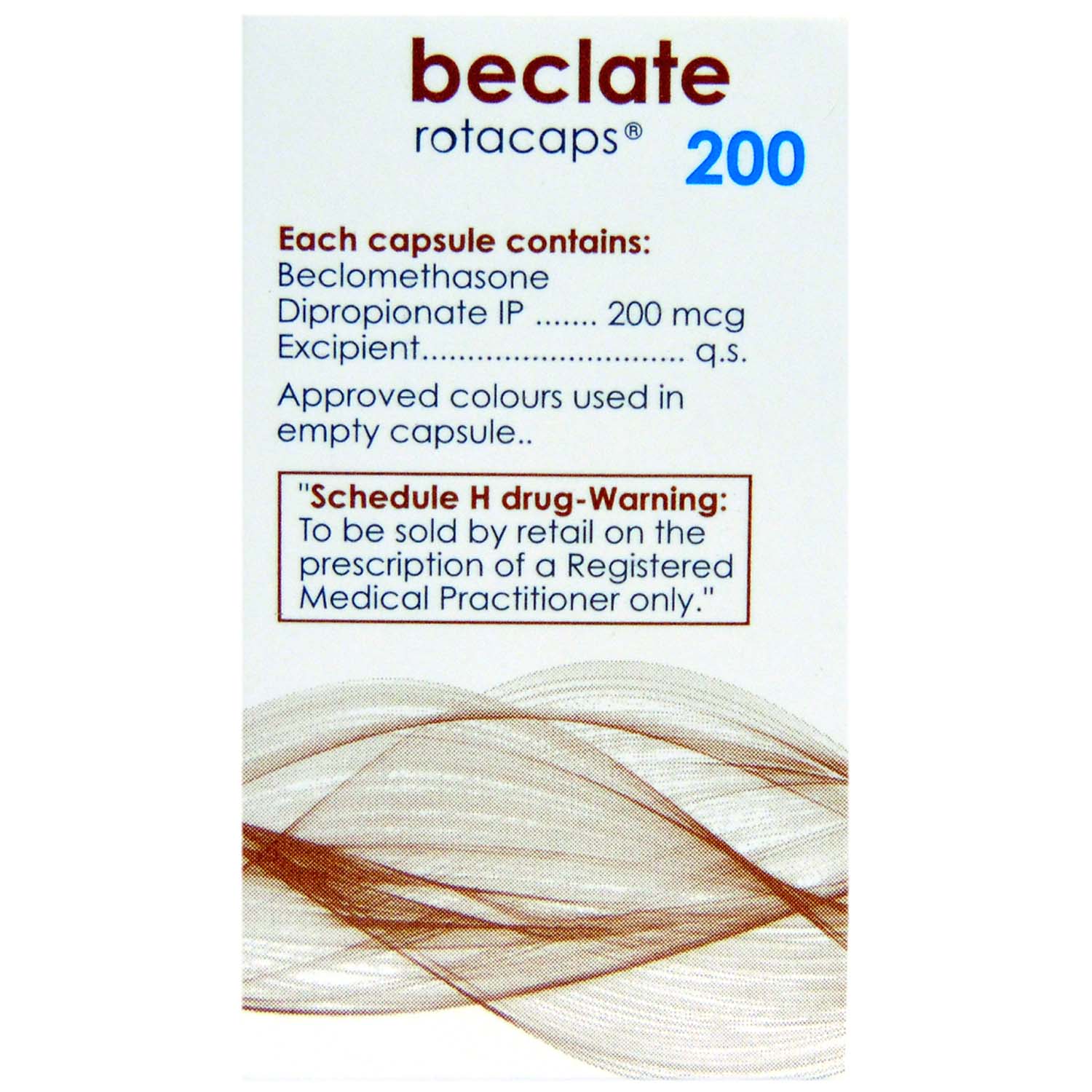 Beclate 200 Rotacap 30's Price, Uses, Side Effects, Composition ...