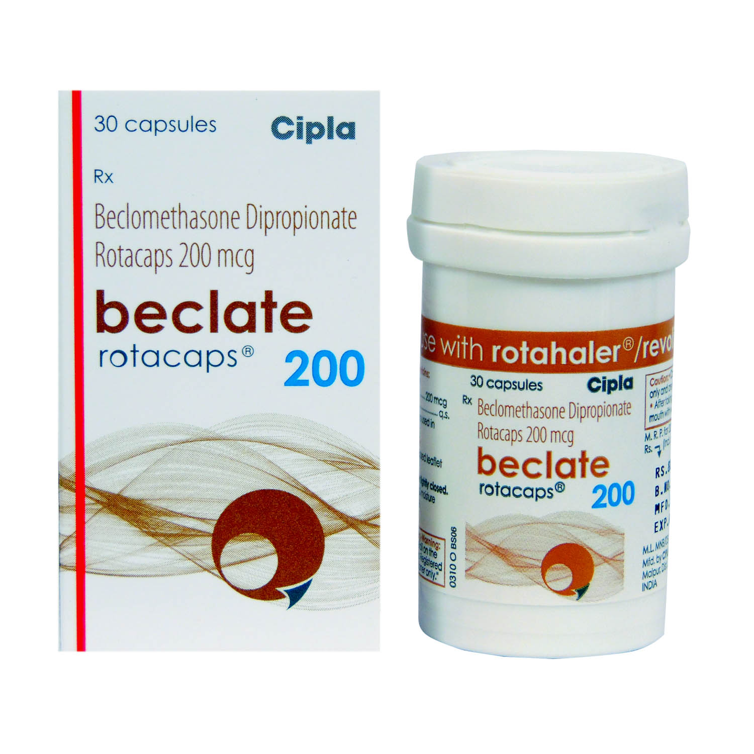 Beclate 200 Rotacap 30's Price, Uses, Side Effects, Composition ...