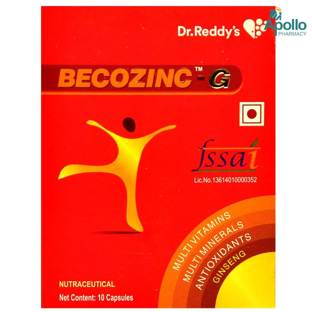 Becozinc-G Capsule | Uses, Side Effects, Price | Apollo Pharmacy