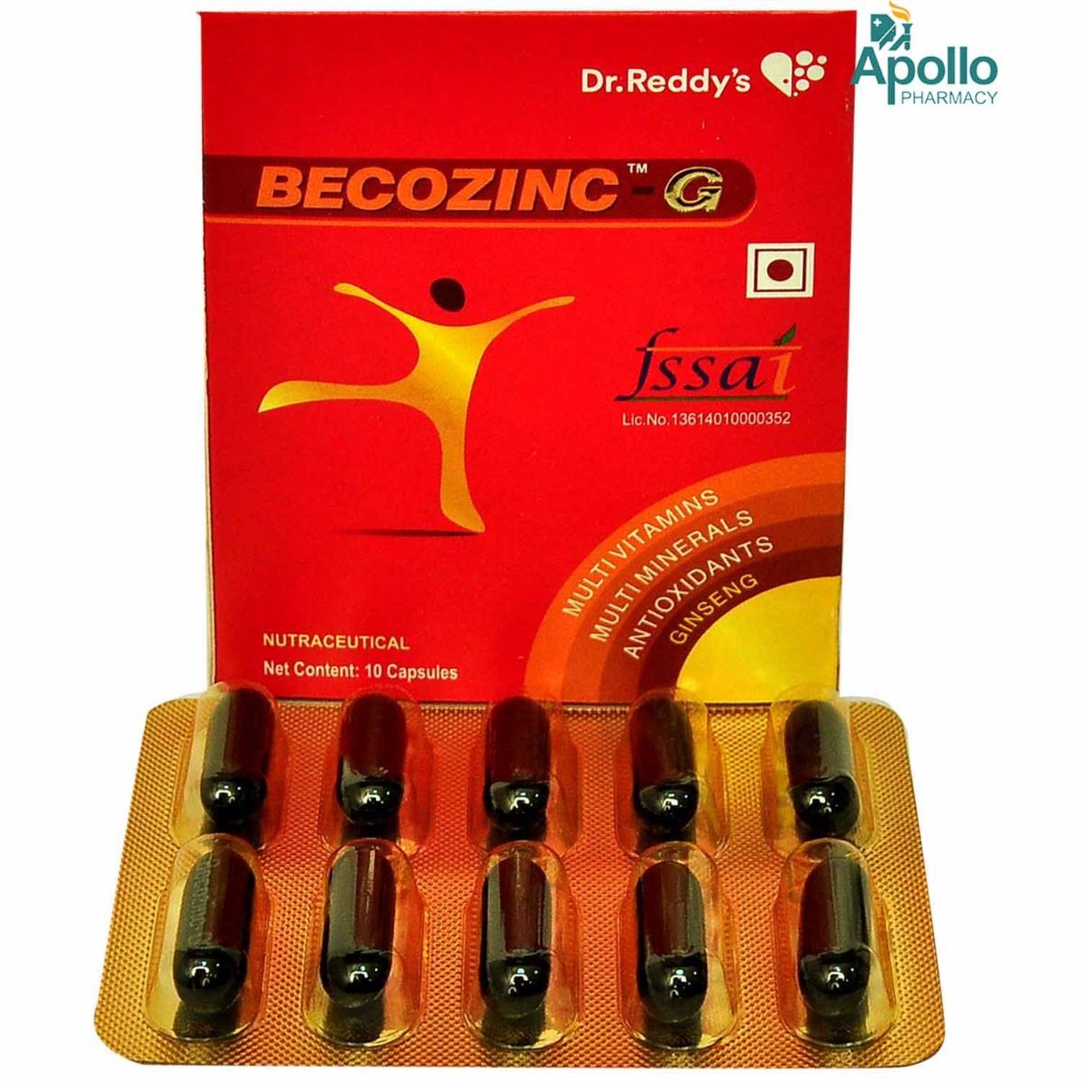 Becozinc-G Capsule | Uses, Side Effects, Price | Apollo Pharmacy