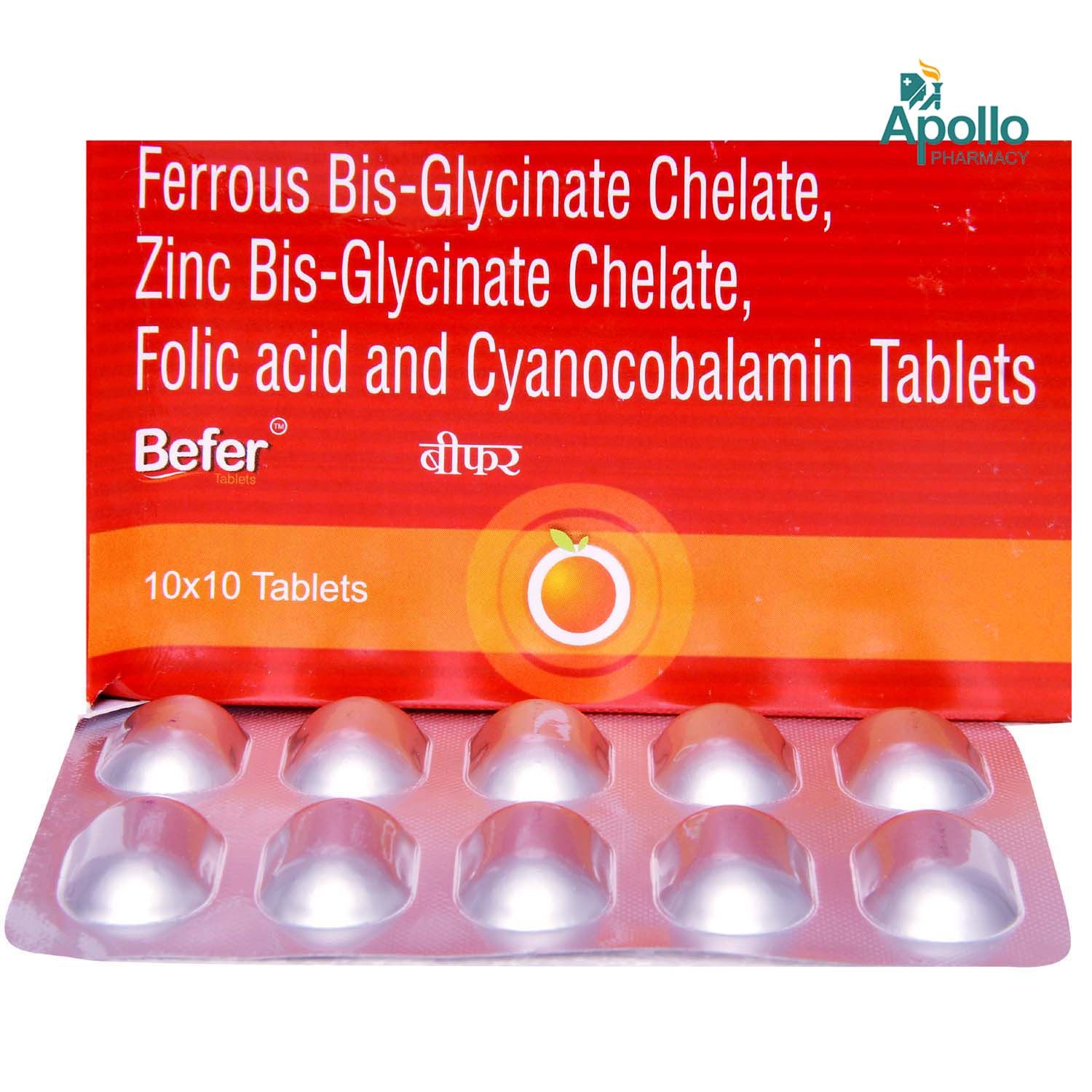 Befer Tablet | Uses, Side Effects, Price | Apollo Pharmacy