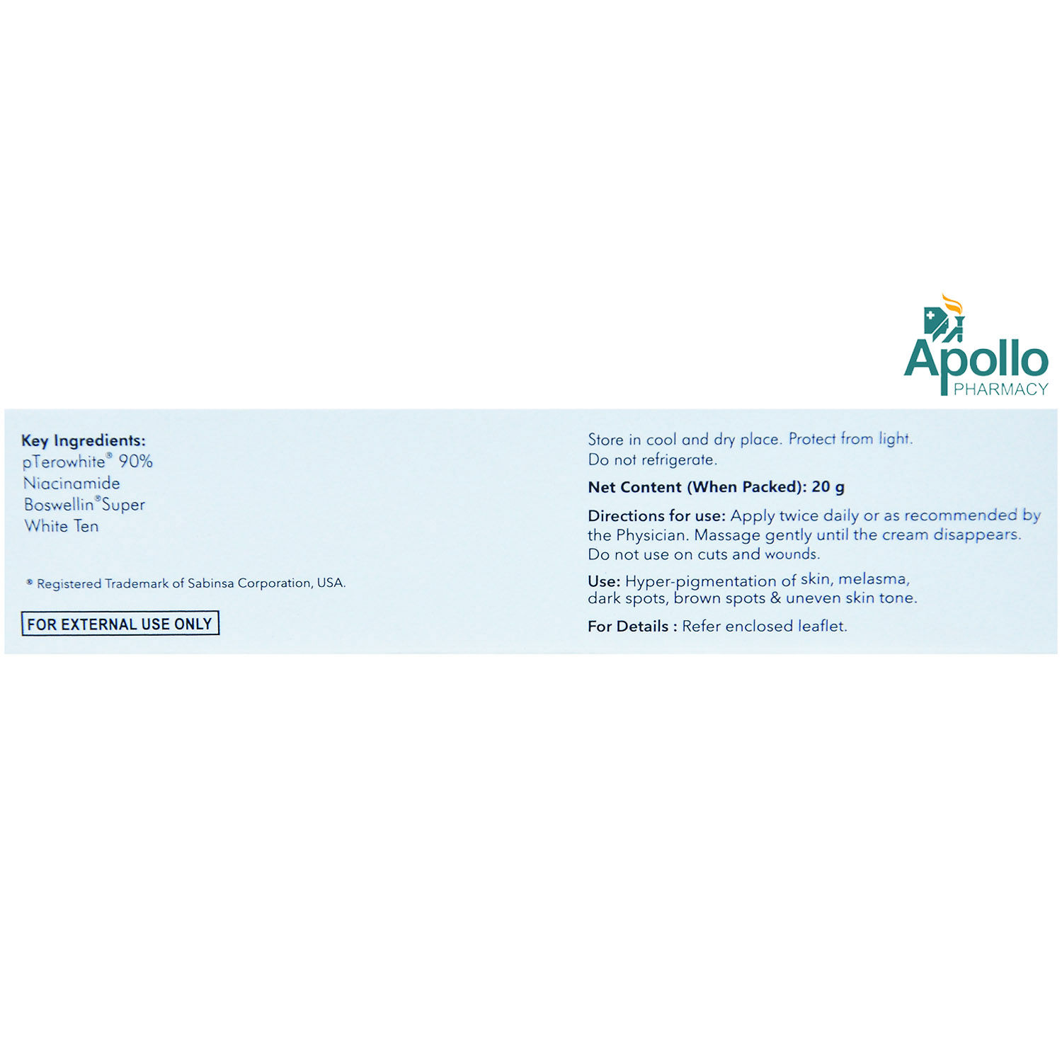 Bellissa Lite Cream 20 gm Price, Uses, Side Effects, Composition ...