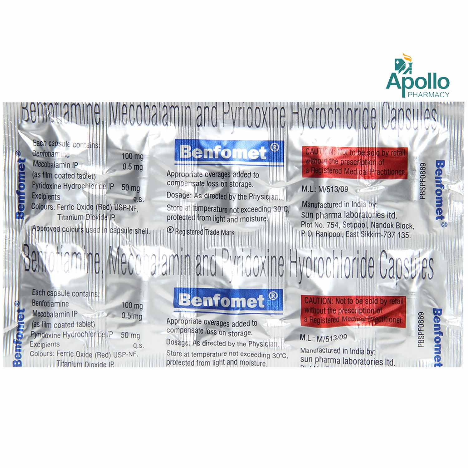 Benfomet Capsule | Uses, Side Effects, Price | Apollo Pharmacy