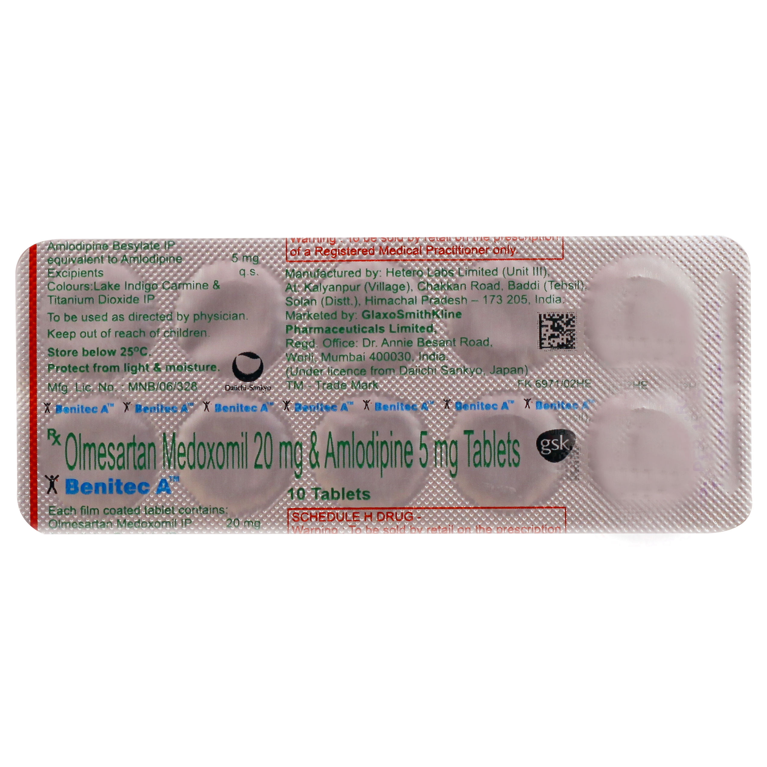 BENITEC A TABLET Price, Uses, Side Effects, Composition - Apollo Pharmacy