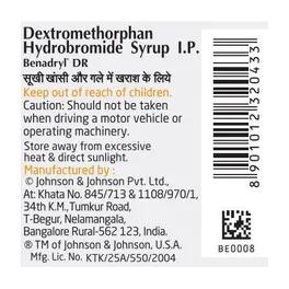 Benadryl DR Syrup | Uses, Side Effects, Price | Apollo Pharmacy