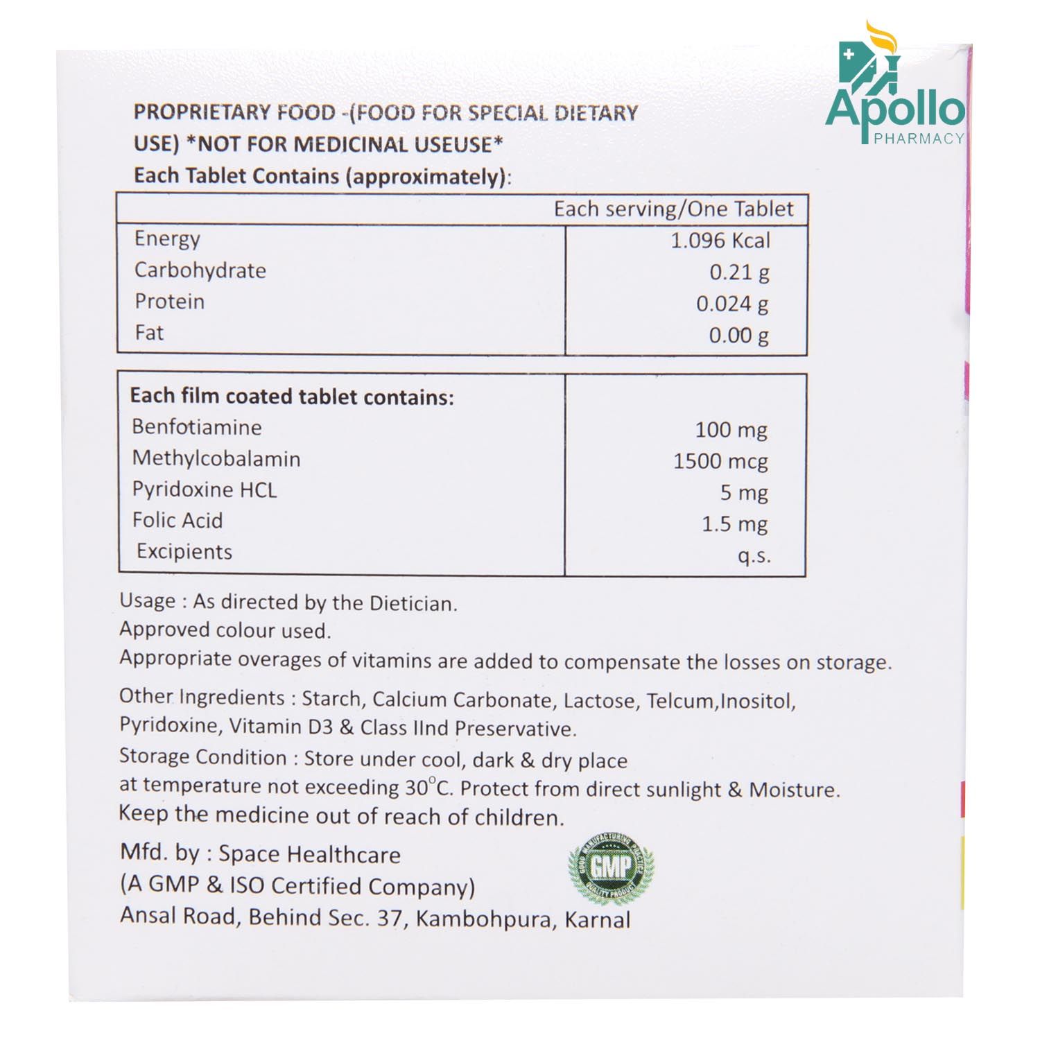 Benfosafe Tablet 10's Price, Uses, Side Effects, Composition - Apollo ...
