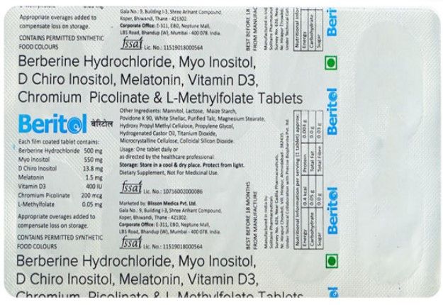 Beritol Tablet | Uses, Side Effects, Price | Apollo Pharmacy