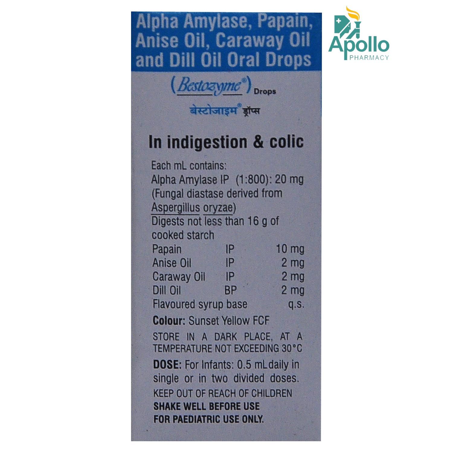 Bestozyme Drop 15 ml Price, Uses, Side Effects, Composition - Apollo ...