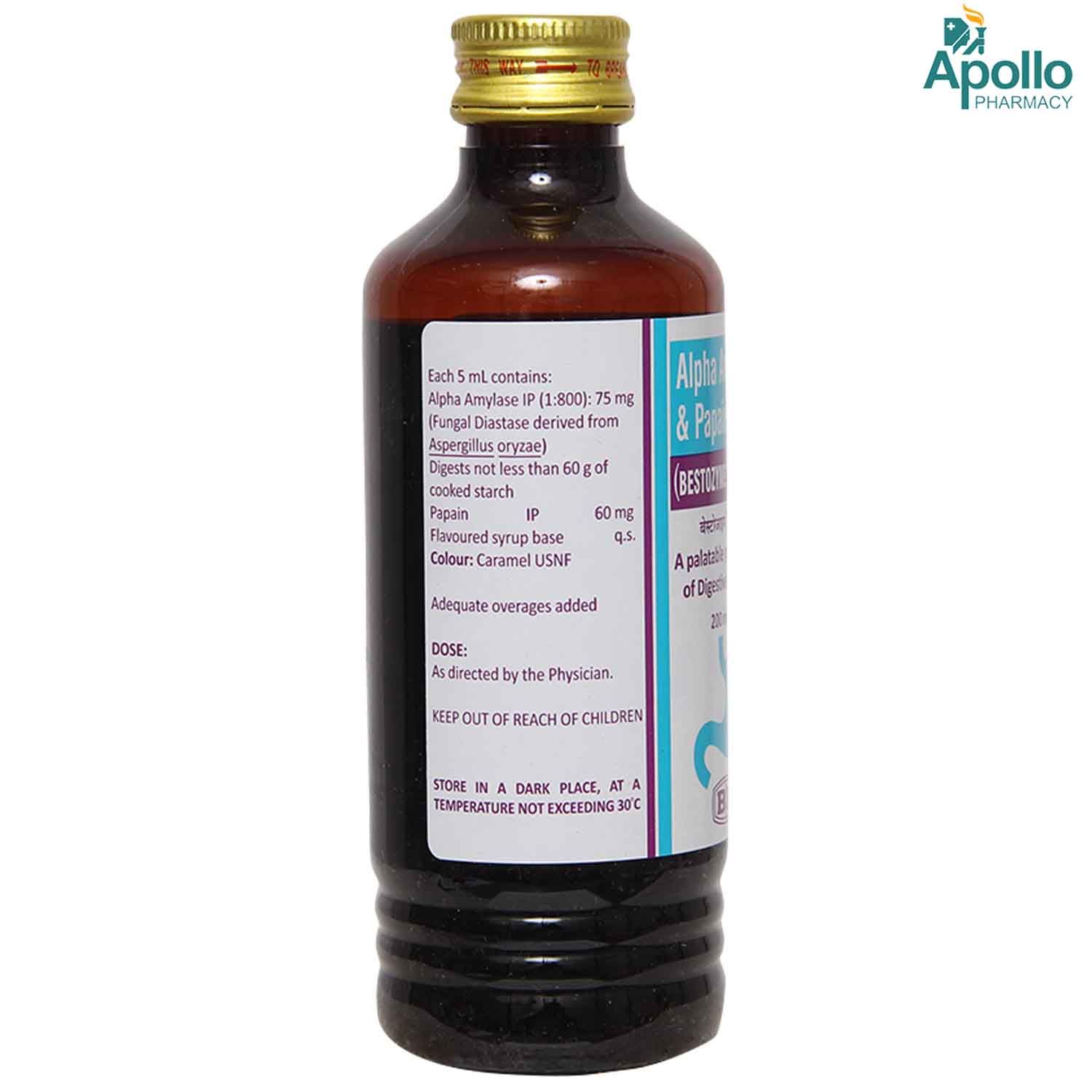 Bestozyme Syrup 200 ml Price, Uses, Side Effects, Composition - Apollo ...