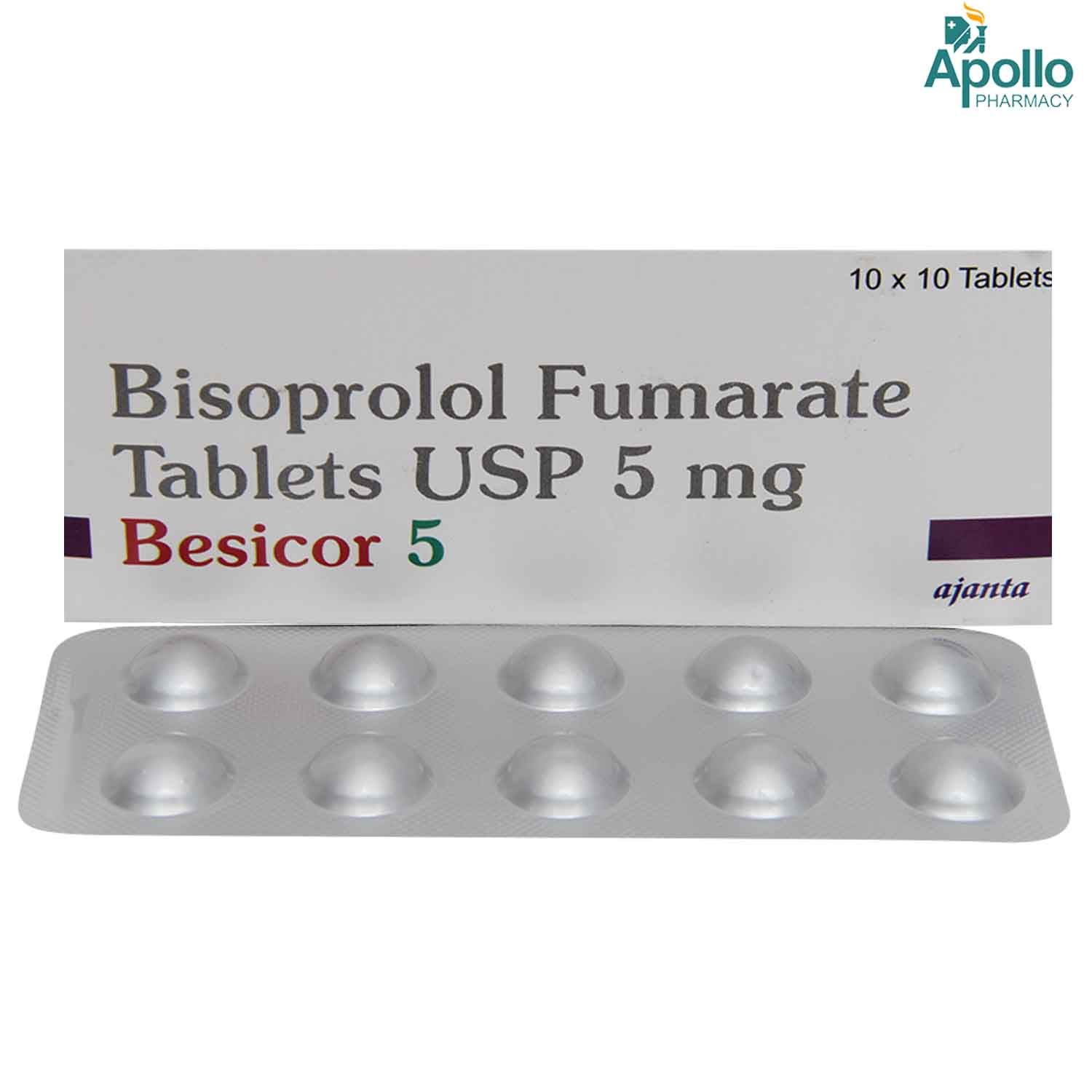 BESICOR 5MG TABLET 10'S Price, Uses, Side Effects, Composition - Apollo ...