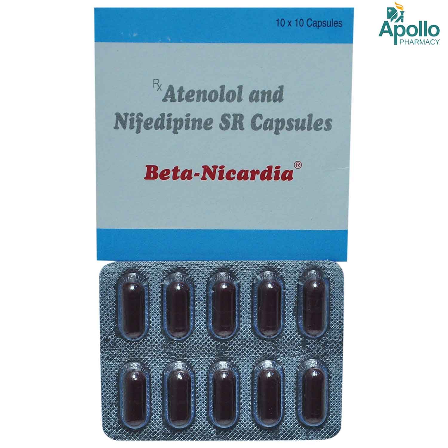 Beta-Nicardia Capsule | Uses, Side Effects, Price | Apollo Pharmacy