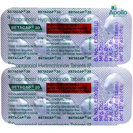 Betacap 20 Tablet | Uses, Side Effects, Price | Apollo Pharmacy