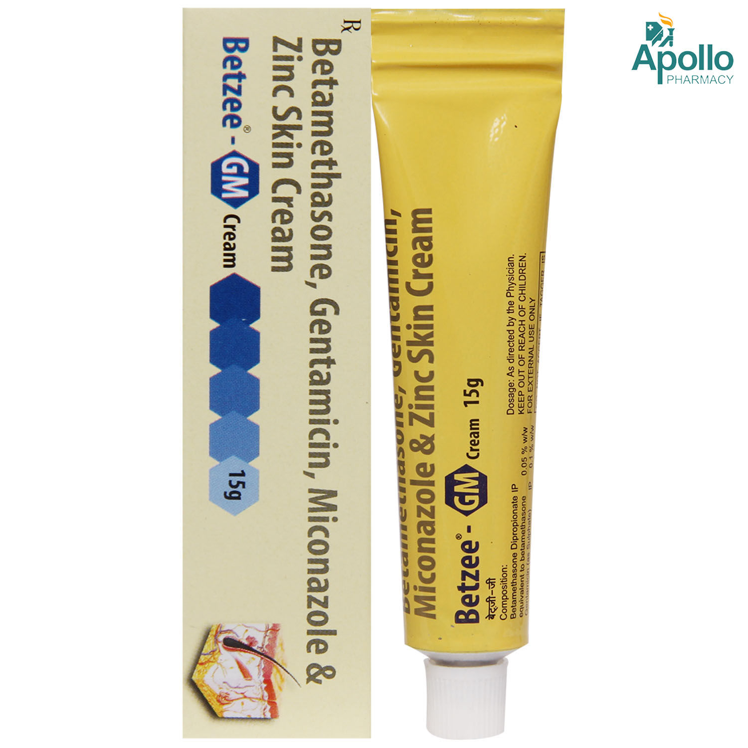 Betzee GM Cream 15 gm Price, Uses, Side Effects, Composition - Apollo ...