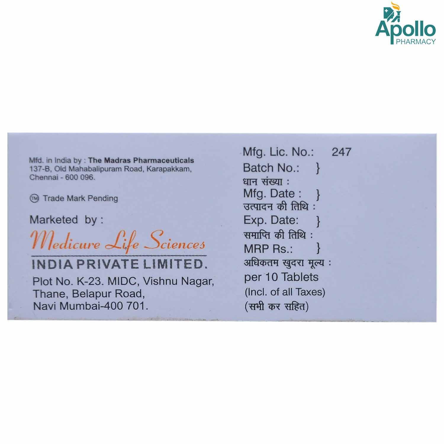 Betamet XL 50 Tablet 10's Price, Uses, Side Effects, Composition ...