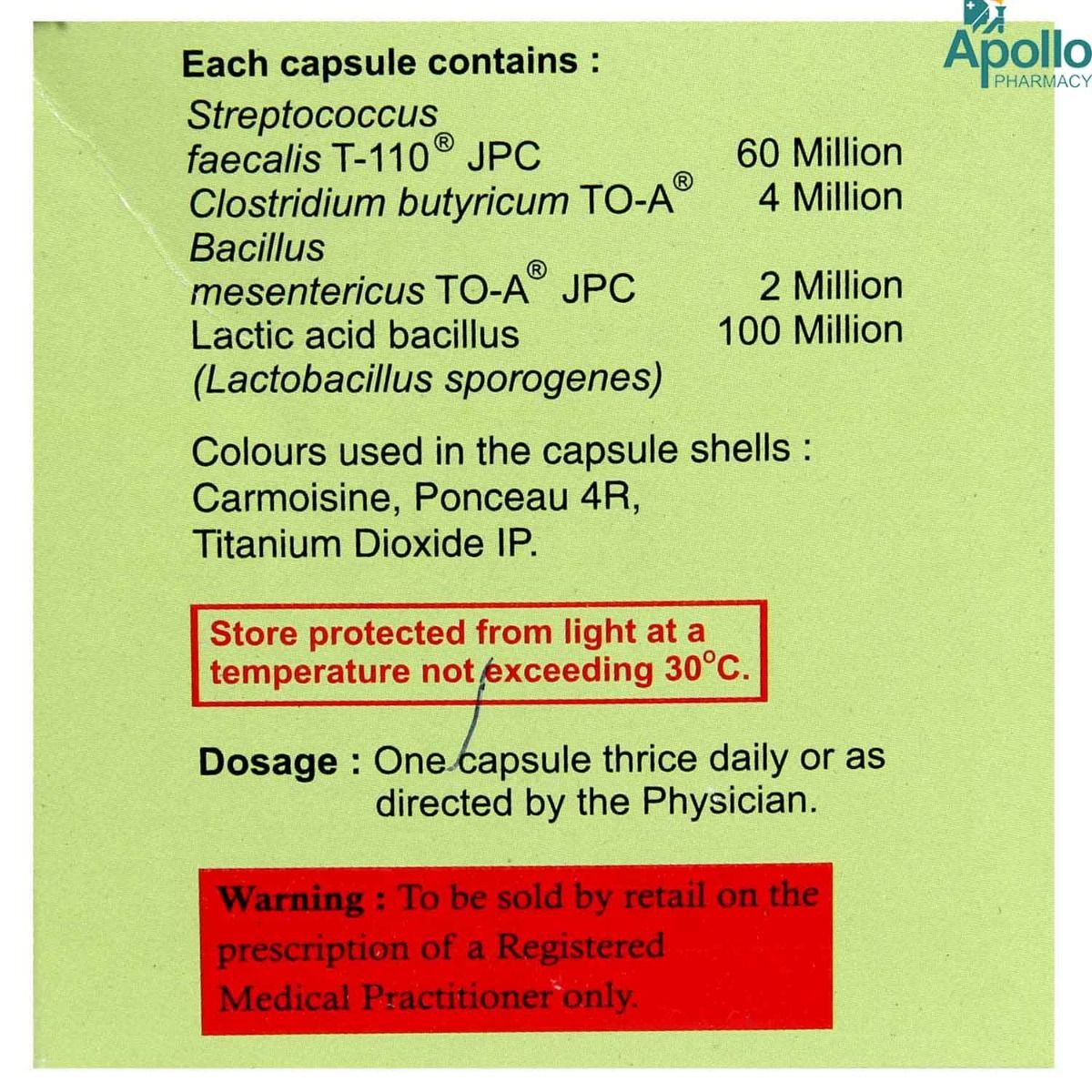 Bifilac HP Capsule | Uses, Side Effects, Price | Apollo Pharmacy