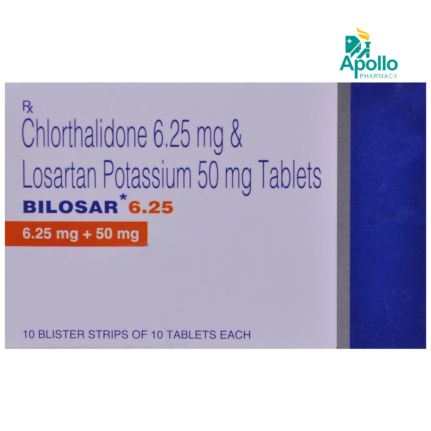 Bilosar 6.25 Tablet | Uses, Side Effects, Price | Apollo Pharmacy