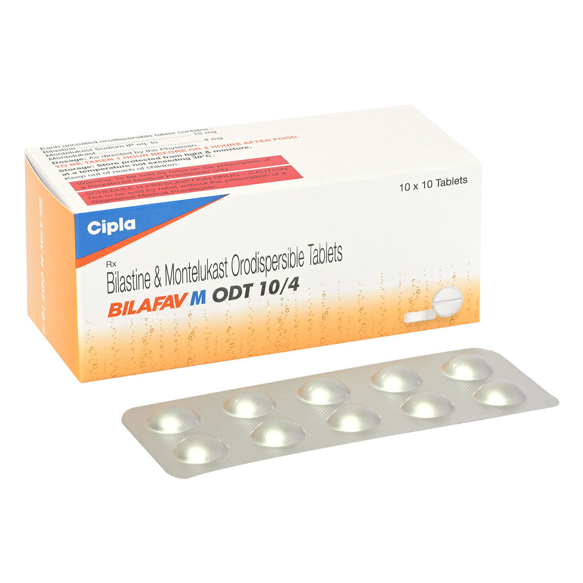 Bilafav M ODT 10 mg/4 mg Tablet | Uses, Side Effects, Price | Apollo ...
