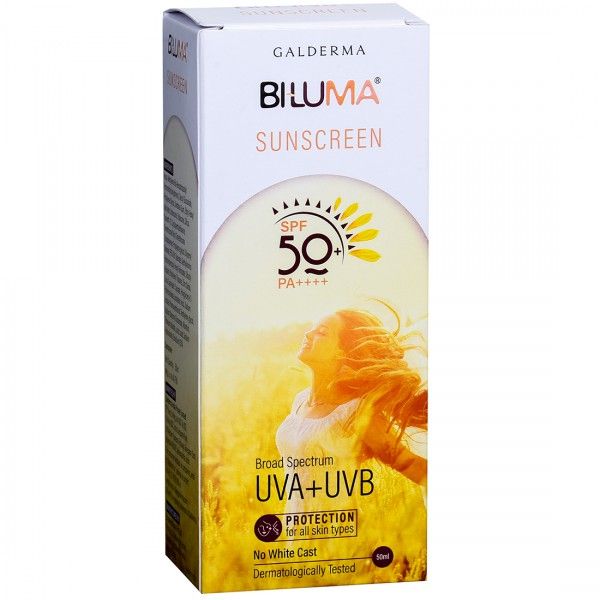 Buy Biluma SPF 50+ PA++++ Sunscreen Gel 50 ml | 19 Minutes Delivery ...