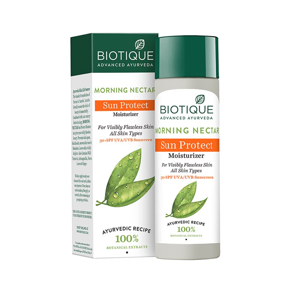Buy Biotique Morning Nectar Sun Protect Moisturizer SPF 30+ UVA/UVB ...