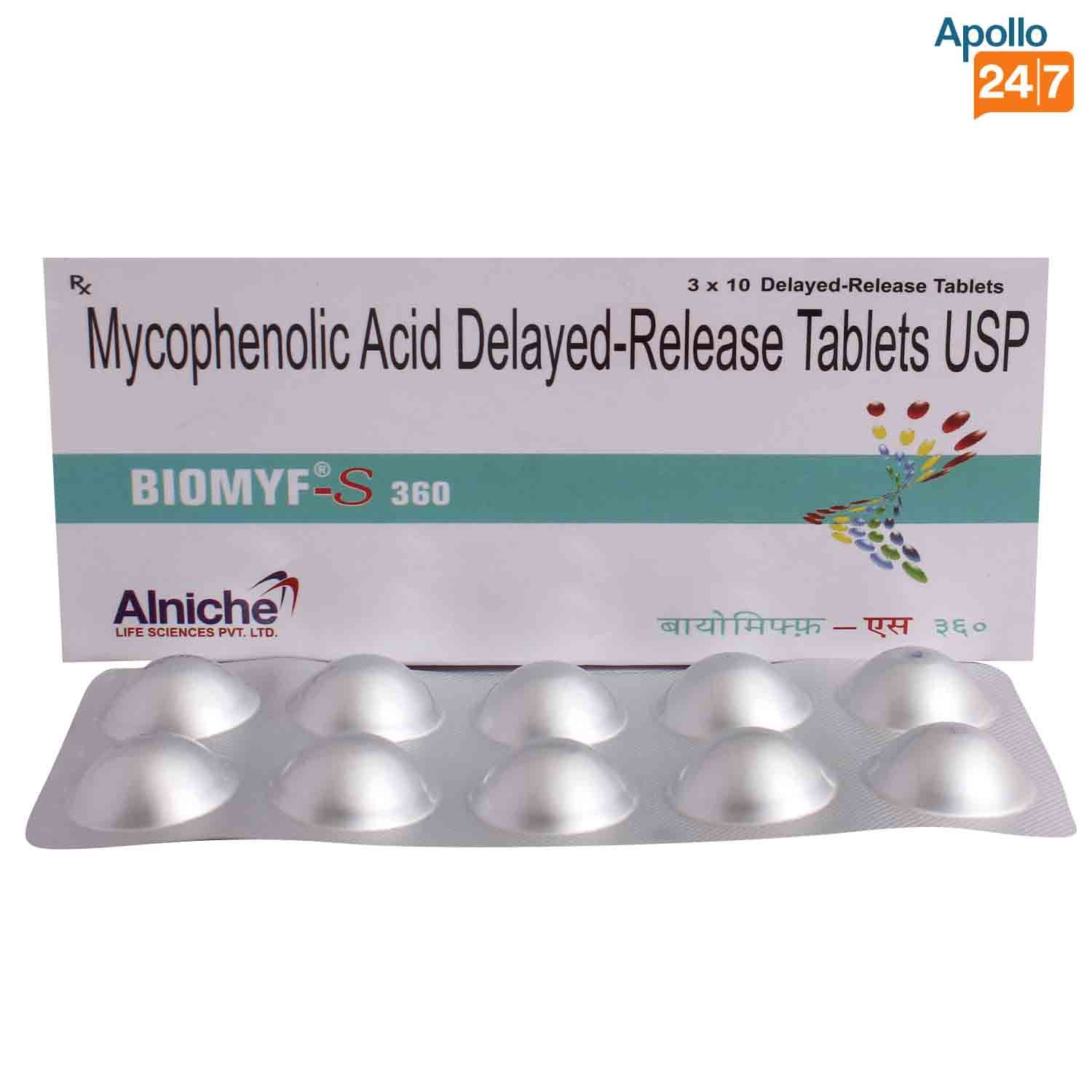Biomyf-S 360 Tablet 10's Price, Uses, Side Effects, Composition ...