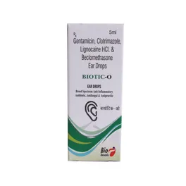 Biotic-O Ear Drop 5 ml | Uses, Side Effects, Price | Apollo Pharmacy
