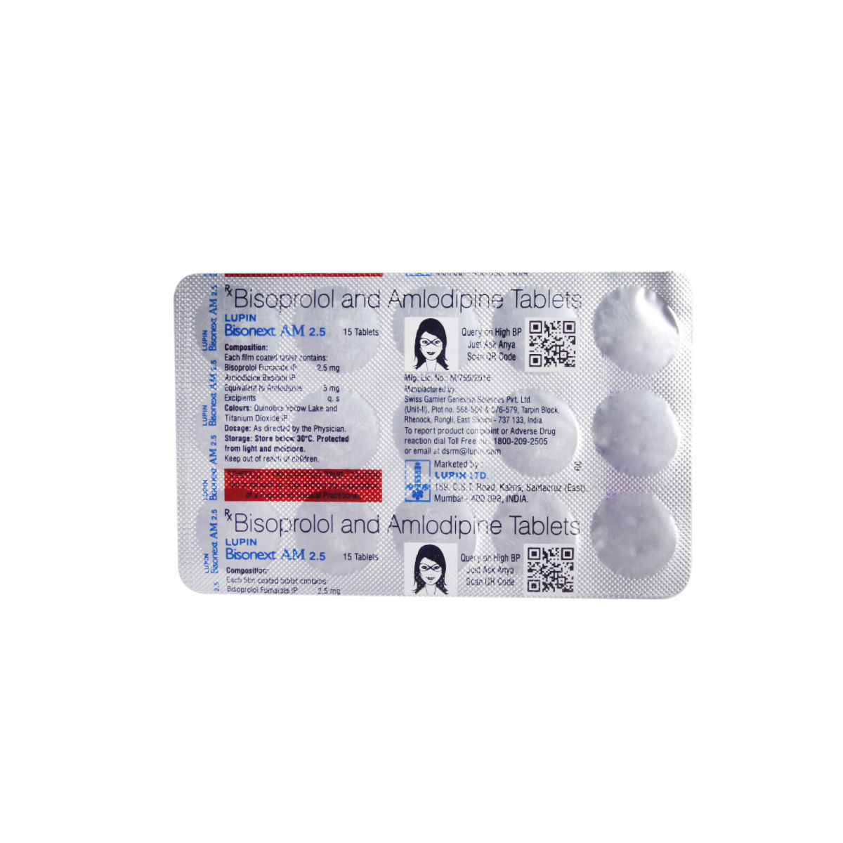 Bisonext AM 2.5 Tablet | Uses, Side Effects, Price | Apollo Pharmacy