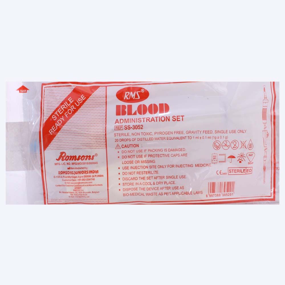 Blood Set Romsons Price, Uses, Side Effects, Composition - Apollo Pharmacy