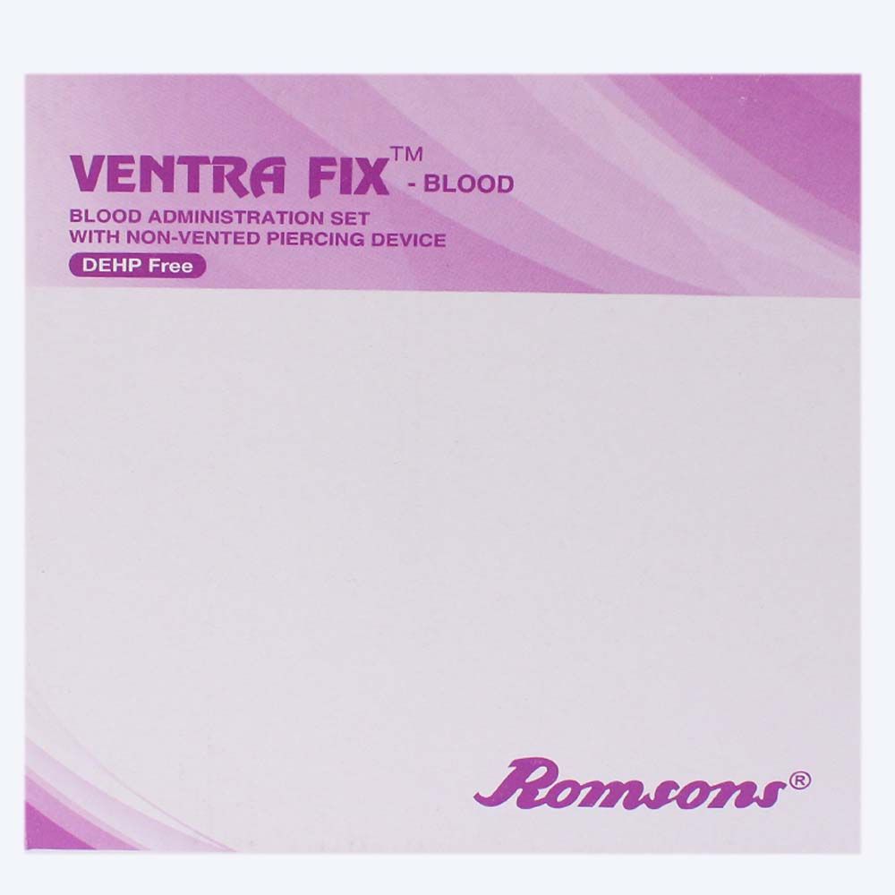 Romson Blood Set Ventrafix Price, Uses, Side Effects, Composition ...