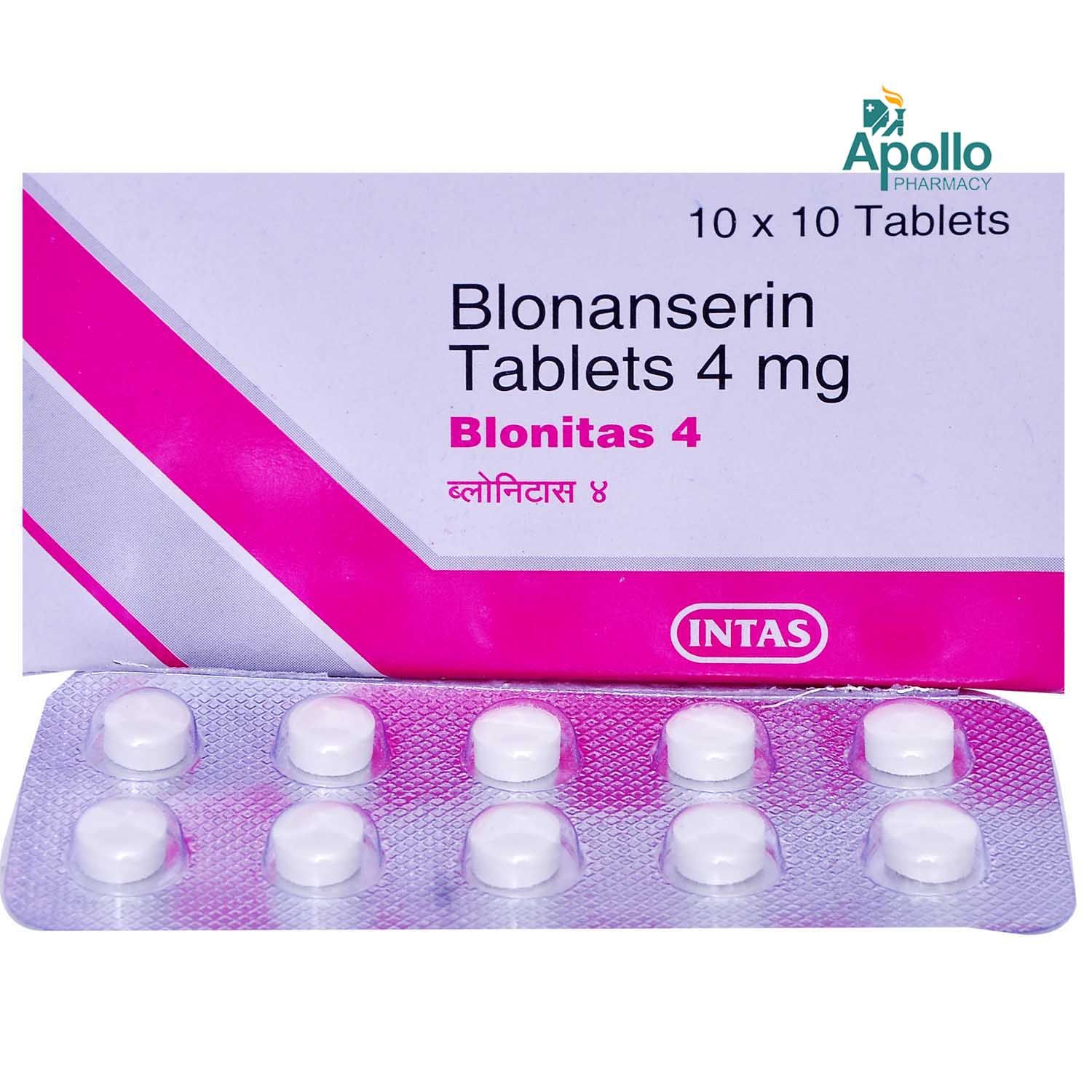 Blonitas 4 Tablet 10's Price, Uses, Side Effects, Composition - Apollo ...