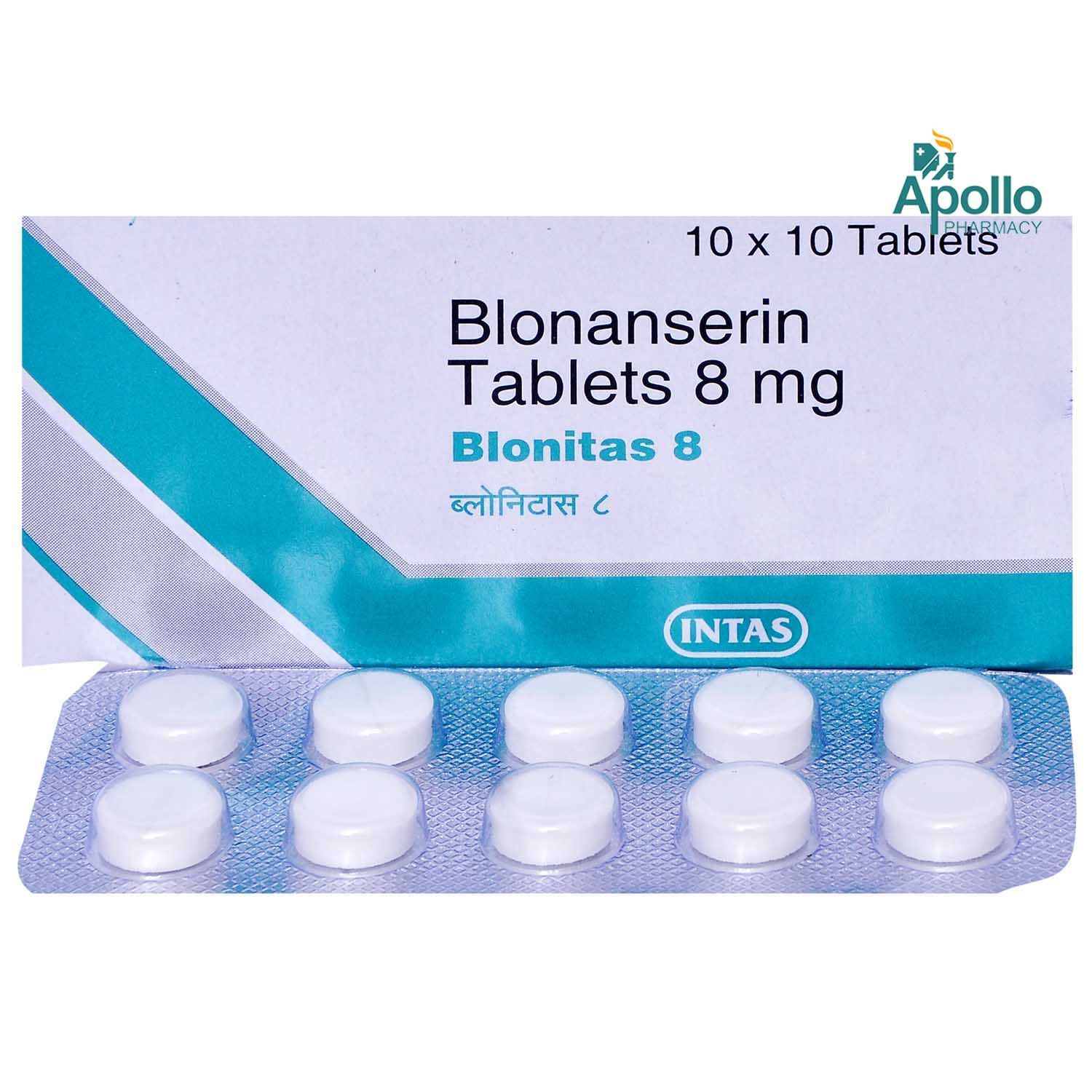 Blonitas 8 Tablet 10's Price, Uses, Side Effects, Composition - Apollo ...