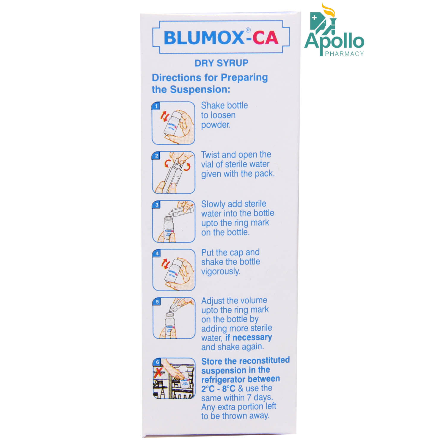 Blumox CA Dry Syrup | Uses, Side Effects, Price | Apollo Pharmacy