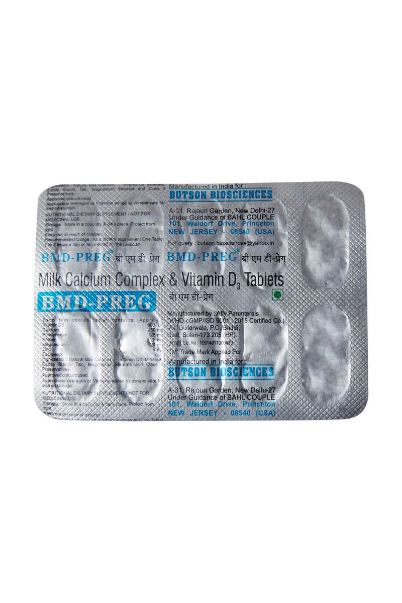 Bmd Preg Tablet 10's Price, Uses, Side Effects, Composition - Apollo ...