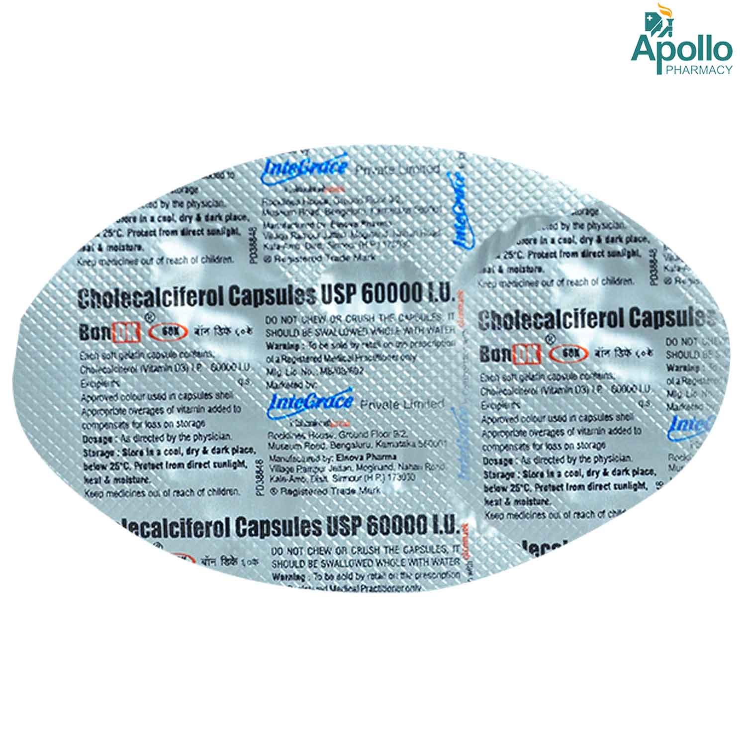 Bon DK 60K Capsule 4's Price, Uses, Side Effects, Composition - Apollo ...