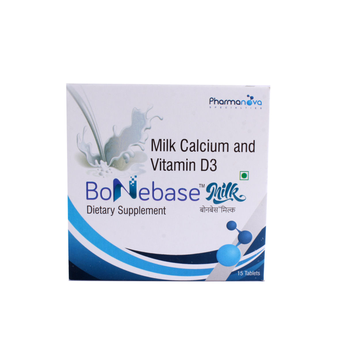 Bonebase Milk Tablet 15's Price, Uses, Side Effects, Composition ...