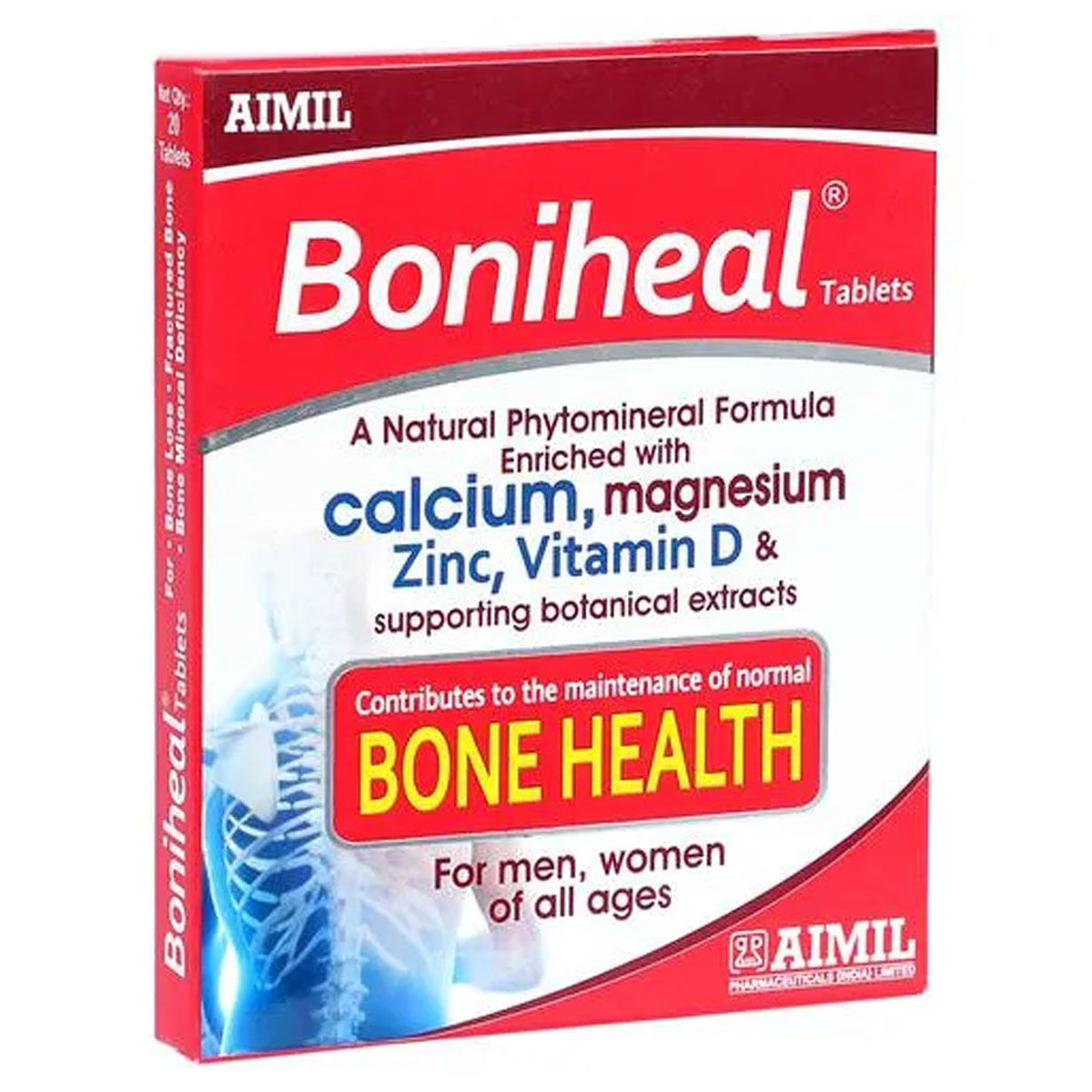 Buy Aimil Boniheal, 20 Tablets | 19 Minutes Delivery | Apollo Pharmacy