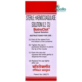 Botroclot Topical Solution | Uses, Side Effects, Price | Apollo Pharmacy