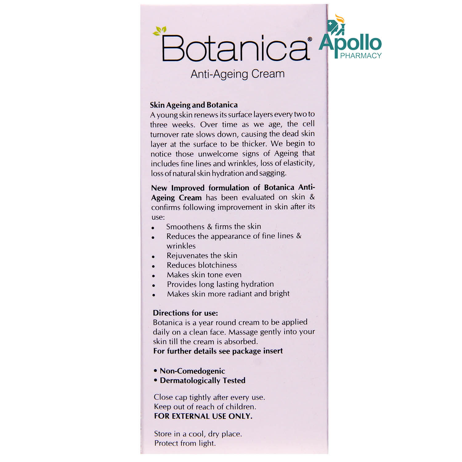 Botanica Anti Ageing Cream 50 gm Price, Uses, Side Effects, Composition ...