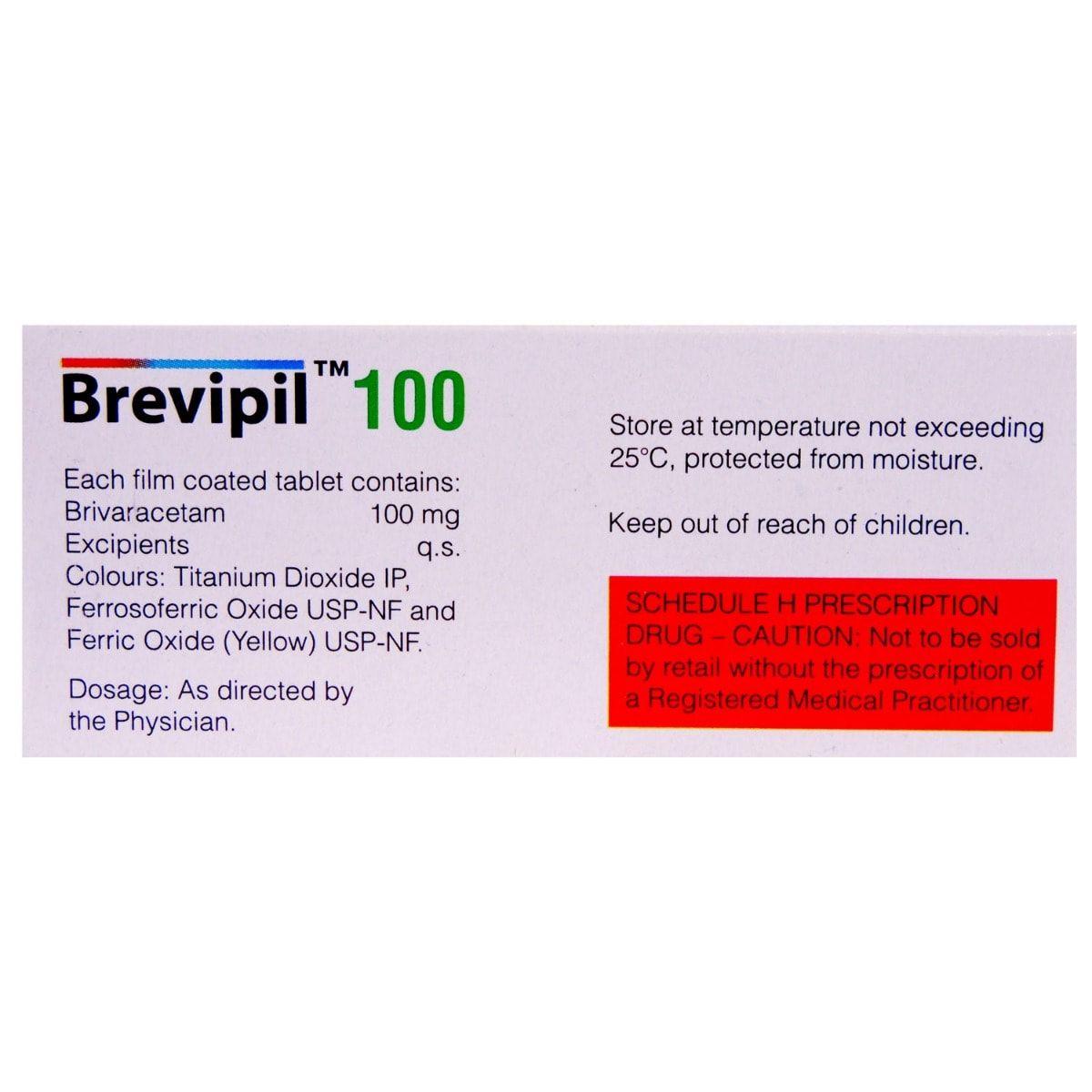 Brevipil 100 Tablet 10's Price, Uses, Side Effects, Composition ...
