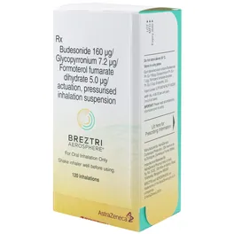 Breztri Aerosphere 120 Inhalation Suspension 1's | Uses, Side Effects ...