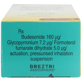 Breztri Aerosphere 120 Inhalation Suspension 1's | Uses, Side Effects, Price | Apollo Pharmacy