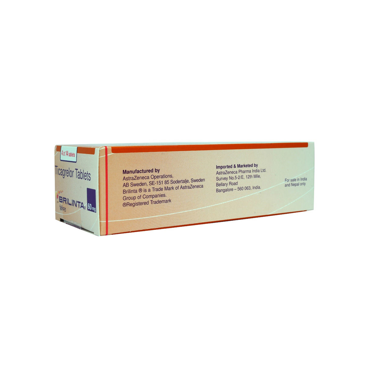 Brilinta 60 mg Tablet 14's Price, Uses, Side Effects, Composition ...