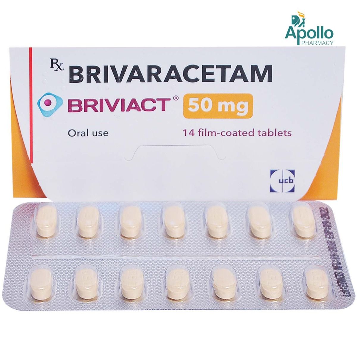 Briviact 50 mg Tablet | Uses, Side Effects, Price | Apollo Pharmacy