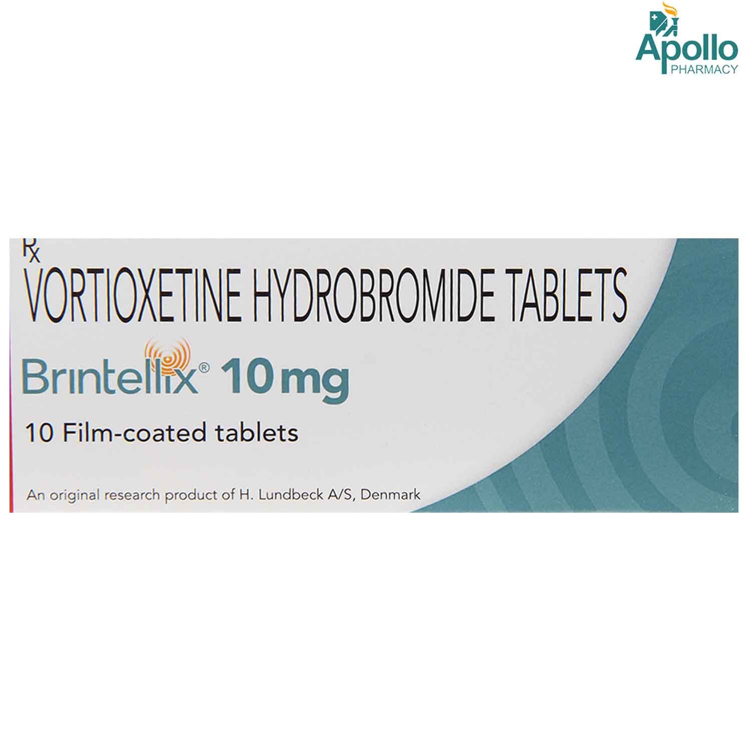 Brintellix 10 mg Tablet 10's Price, Uses, Side Effects, Composition ...