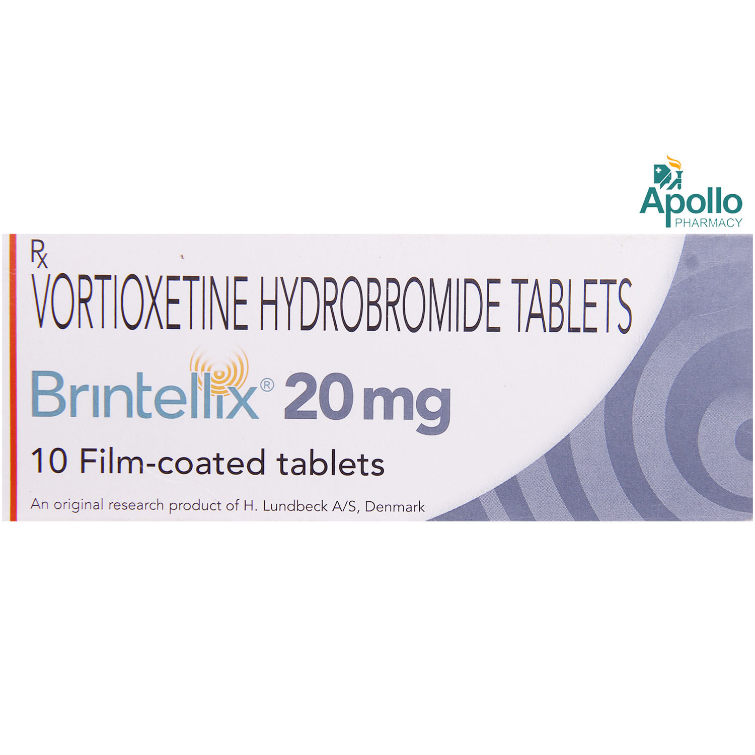 Brintellix 20 mg Tablet 10's Price, Uses, Side Effects, Composition ...