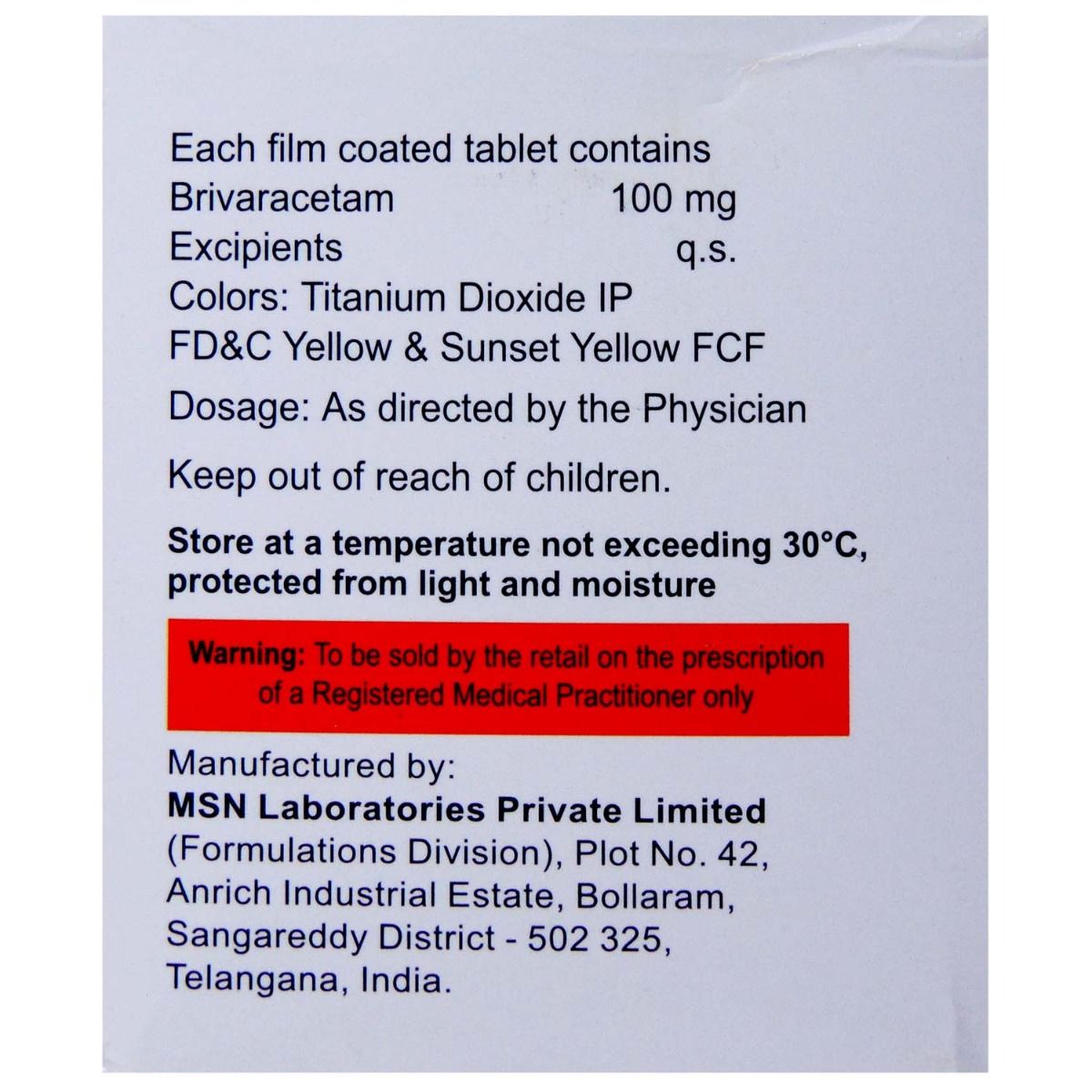 Bricet 100 Tablet 10's Price, Uses, Side Effects, Composition - Apollo ...