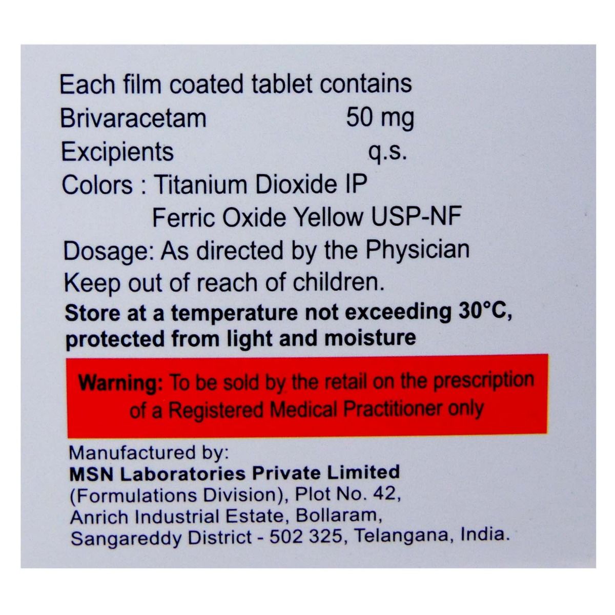 Bricet 50 Tablet 10's Price, Uses, Side Effects, Composition - Apollo ...