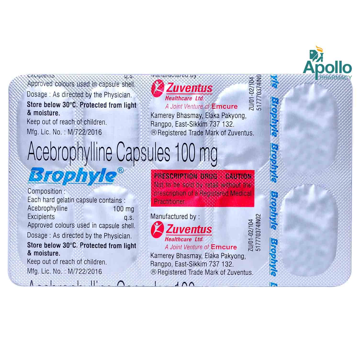 Brophyle Capsule 10's Price, Uses, Side Effects, Composition - Apollo ...