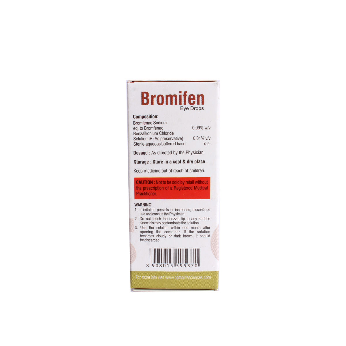 Bromifen Eye Drops 5 ml Price, Uses, Side Effects, Composition - Apollo ...