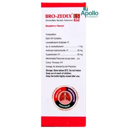 Brozedex LS Kid Syrup | Uses, Side Effects, Price | Apollo Pharmacy