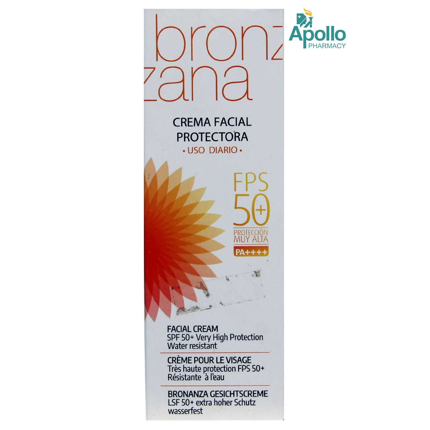 Bronzana Fps 50+ Facial Cream 75ml | Uses, Side Effects, Price | Apollo ...